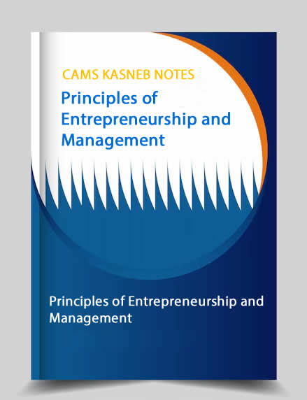 Principles of Entrepreneurship and Management |Kasneb CAMS Level I